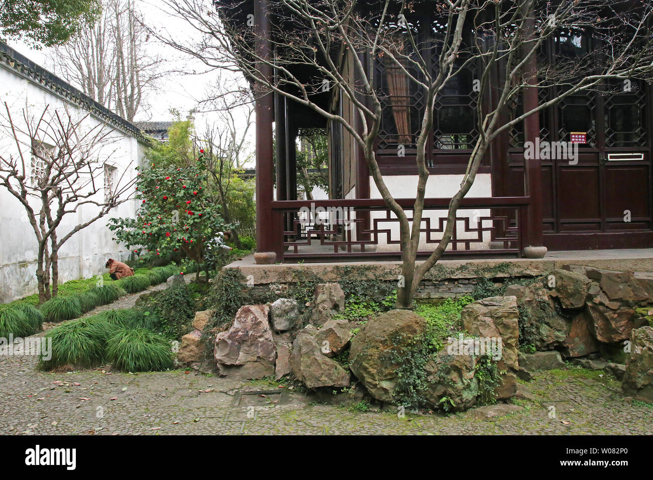 Spring in the gardens of Suzhou Stock Photo - Alamy