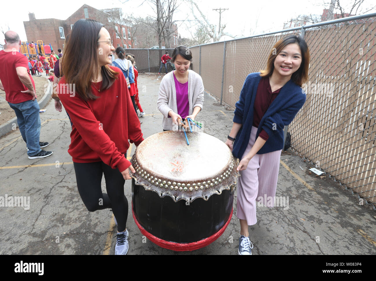 School building different students hi-res stock photography and images ...