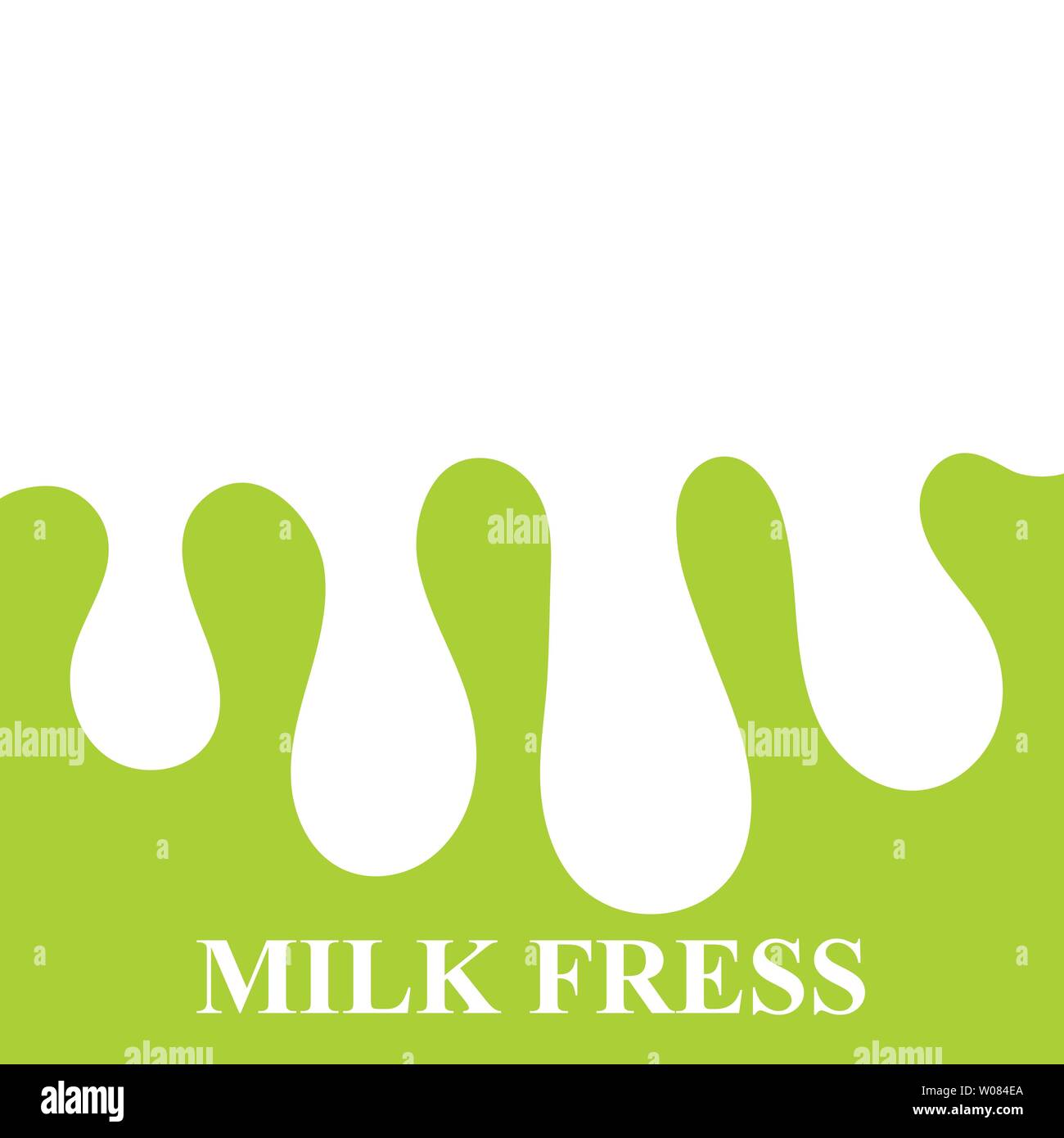 Water drop milk Logo Template vector illustration design Stock Vector ...