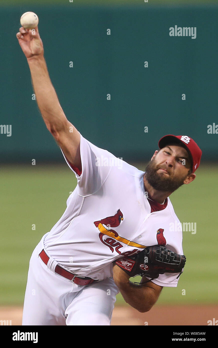 St. Louis Cardinals starting pitcher Michael Wacha delivers a pitch to ...
