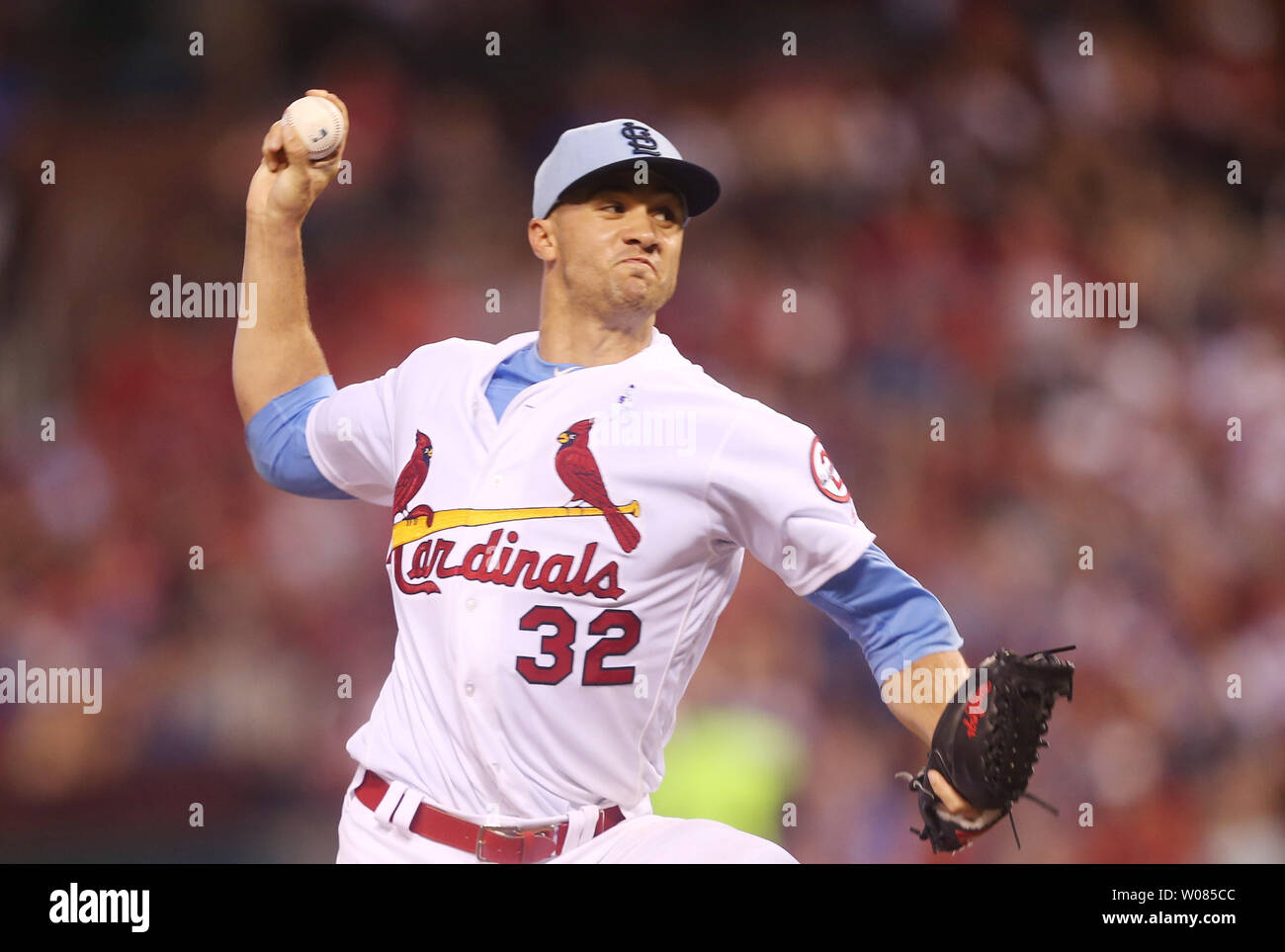 St. Louis Cardinals starting pitcher Jack Flaherty delivers a pitch to ...