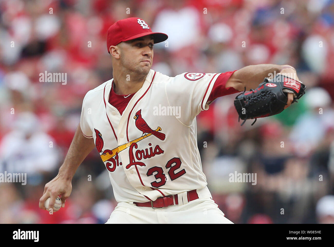 St. Louis Cardinals starting pitcher Jack Flaherty delivers a pitch to ...