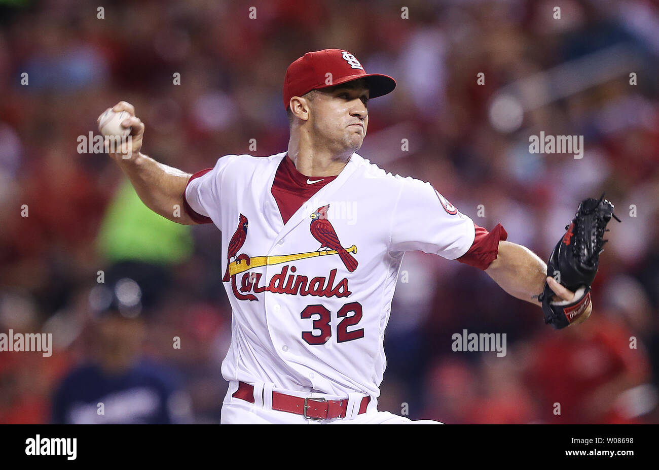 St. Louis Cardinals starting pitcher Jack Flaherty delivers a pitch to ...