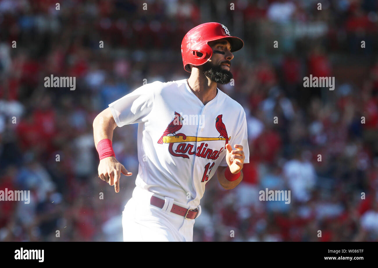 St. Louis Cardinals Matt Carpenter watches his 36th home run of the ...