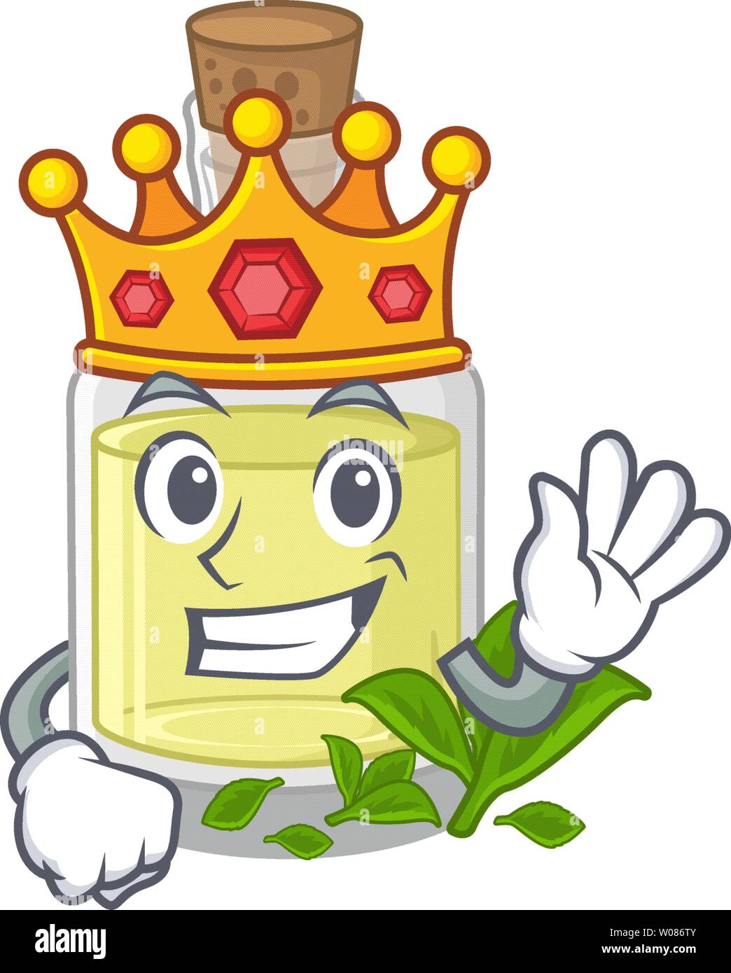 King peppermint Stock Vector Images - Alamy