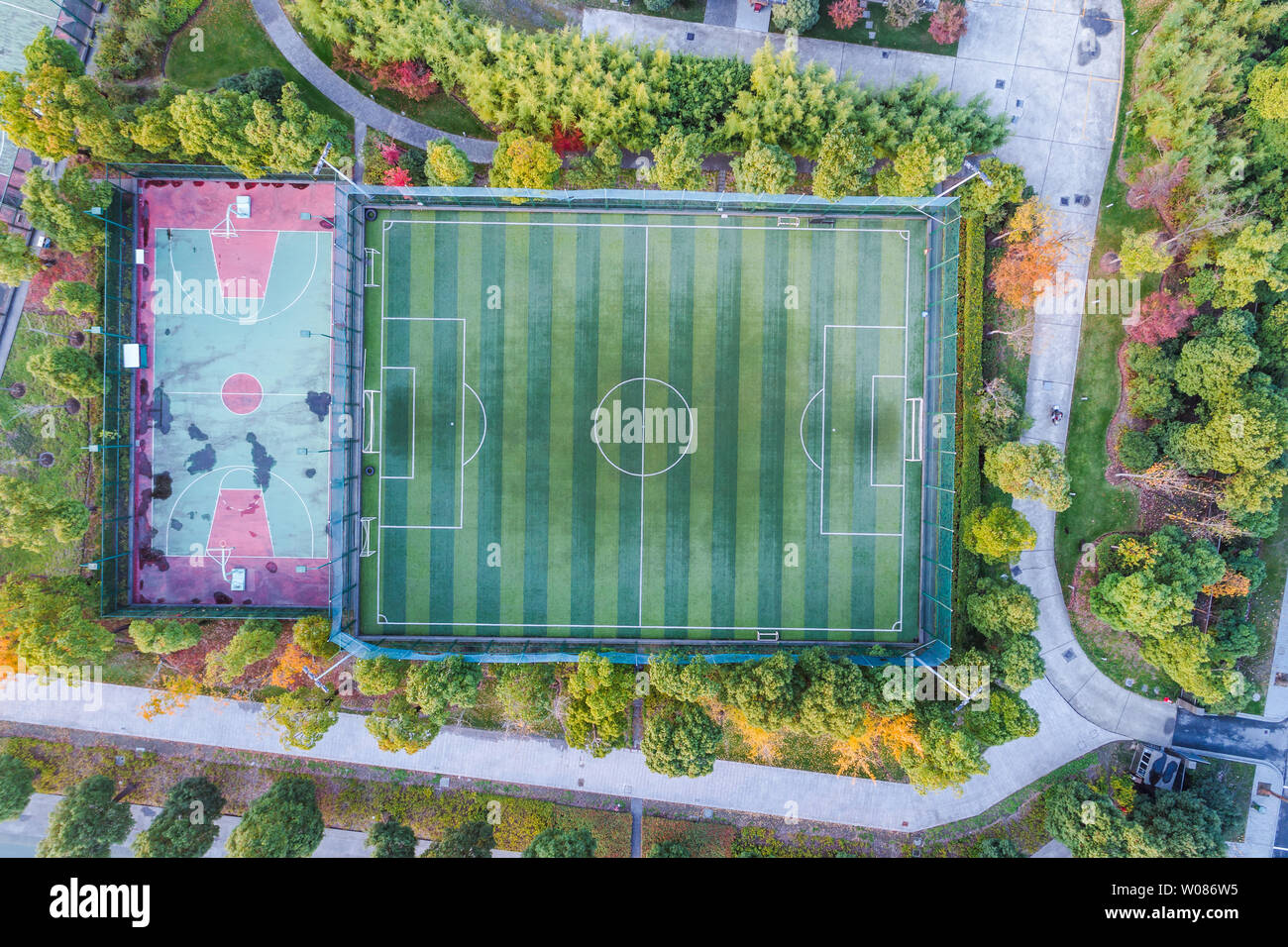 Giant Network Living Area Court Stock Photo - Alamy