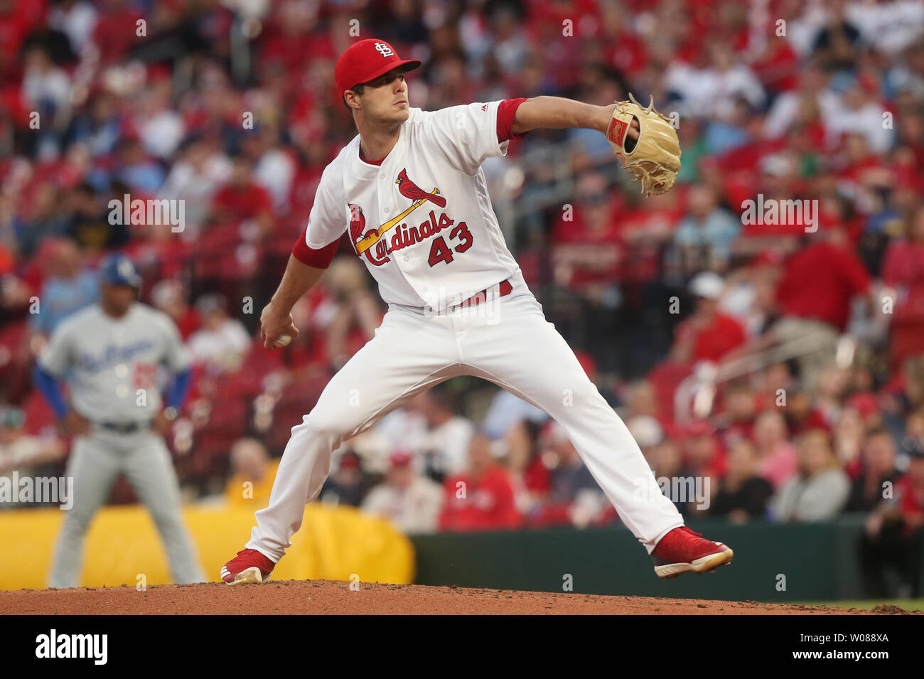 St. Louis Cardinals starting pitcher Dakota Hudson delivers a pitch to ...