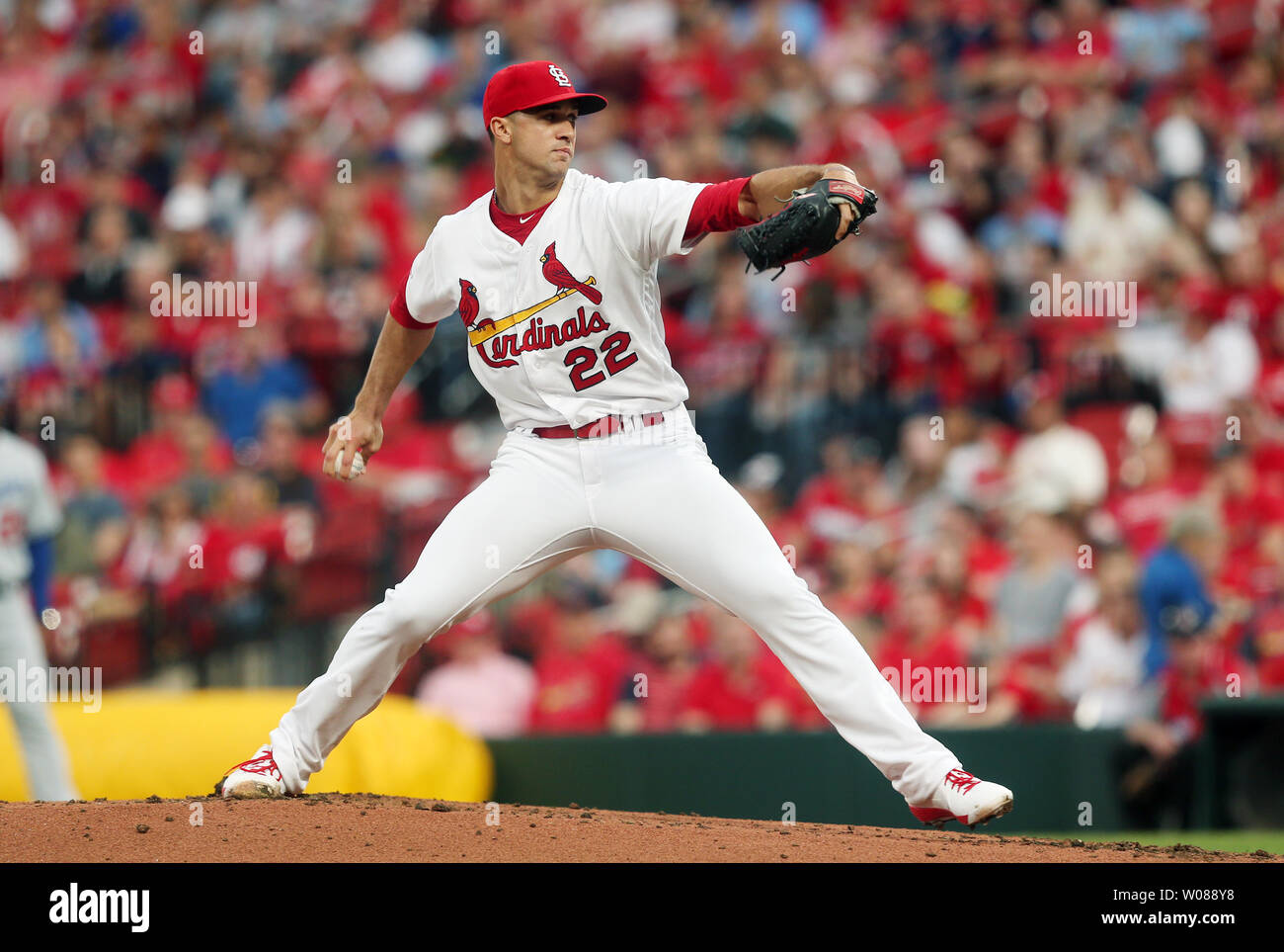St. Louis Cardinals starting pitcher Jack Flaherty delivers a pitch to ...
