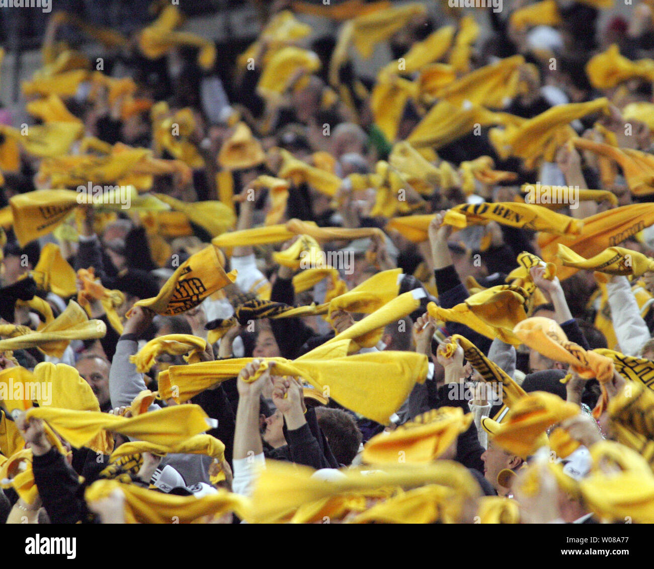 Pittsburgh Steelers fan dress wave their terrible towel in honor of ...