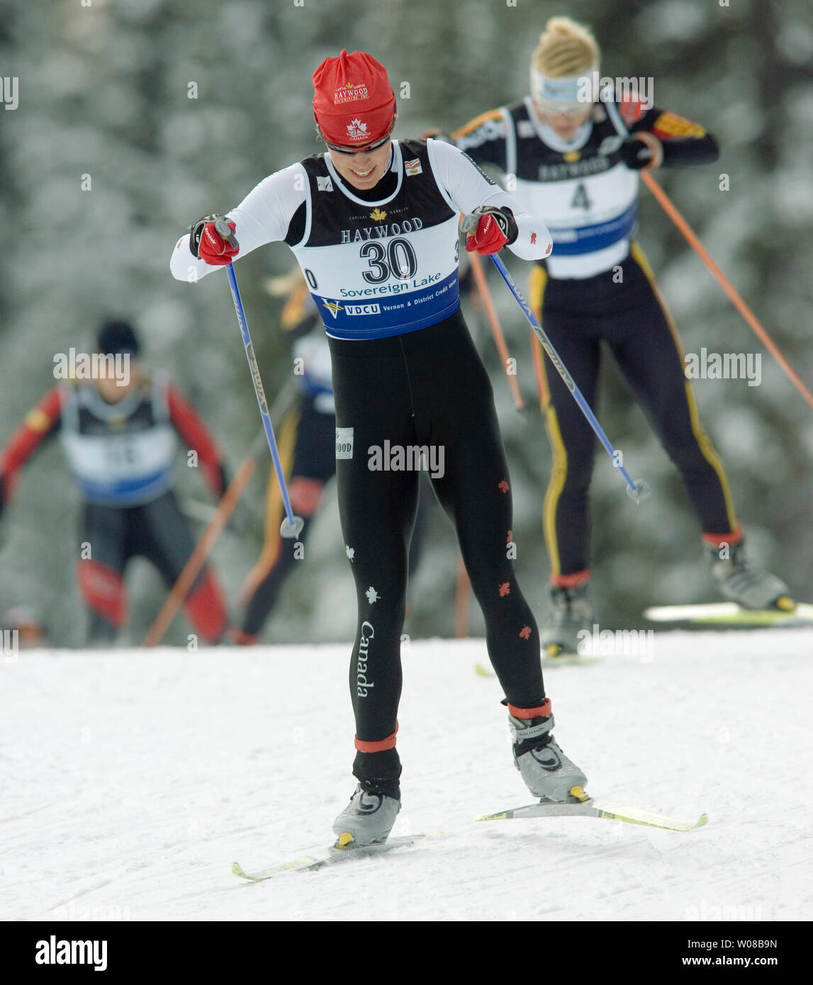 Canada's Sara Renner (30) in the women's pursuit of the FIS World Cup ...