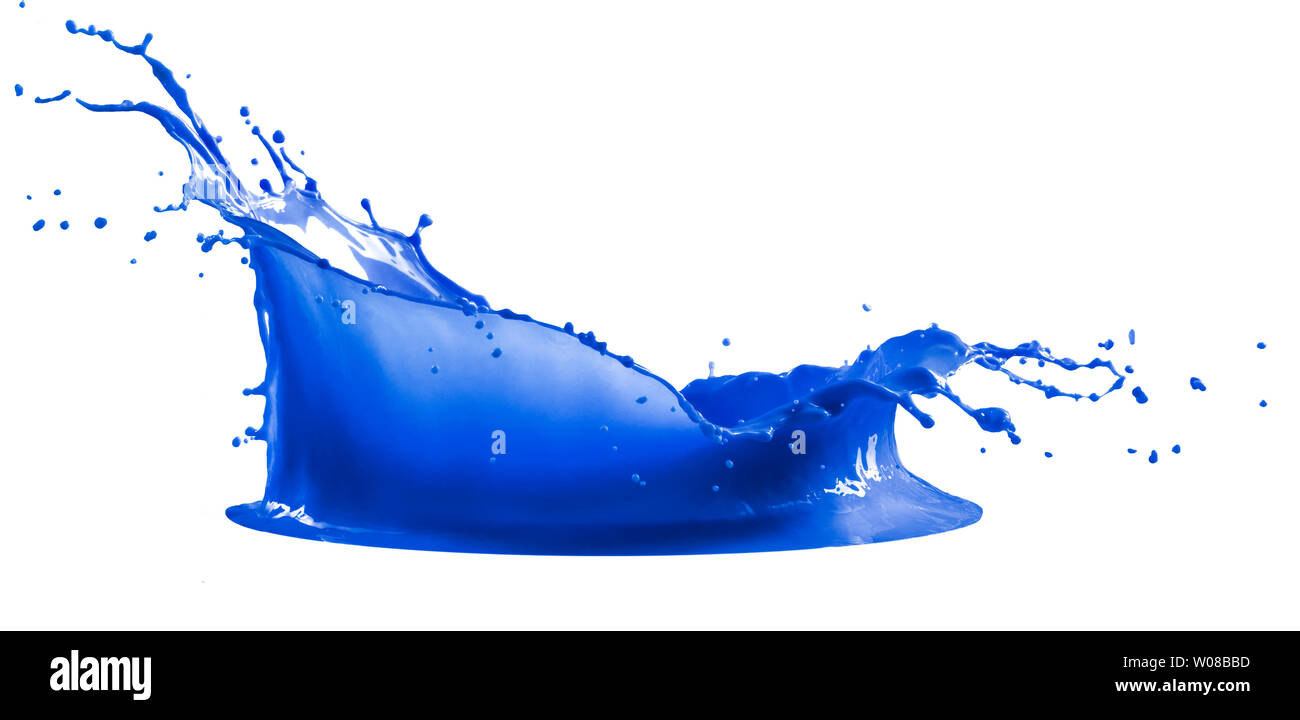 Dark Blue Paint Splash