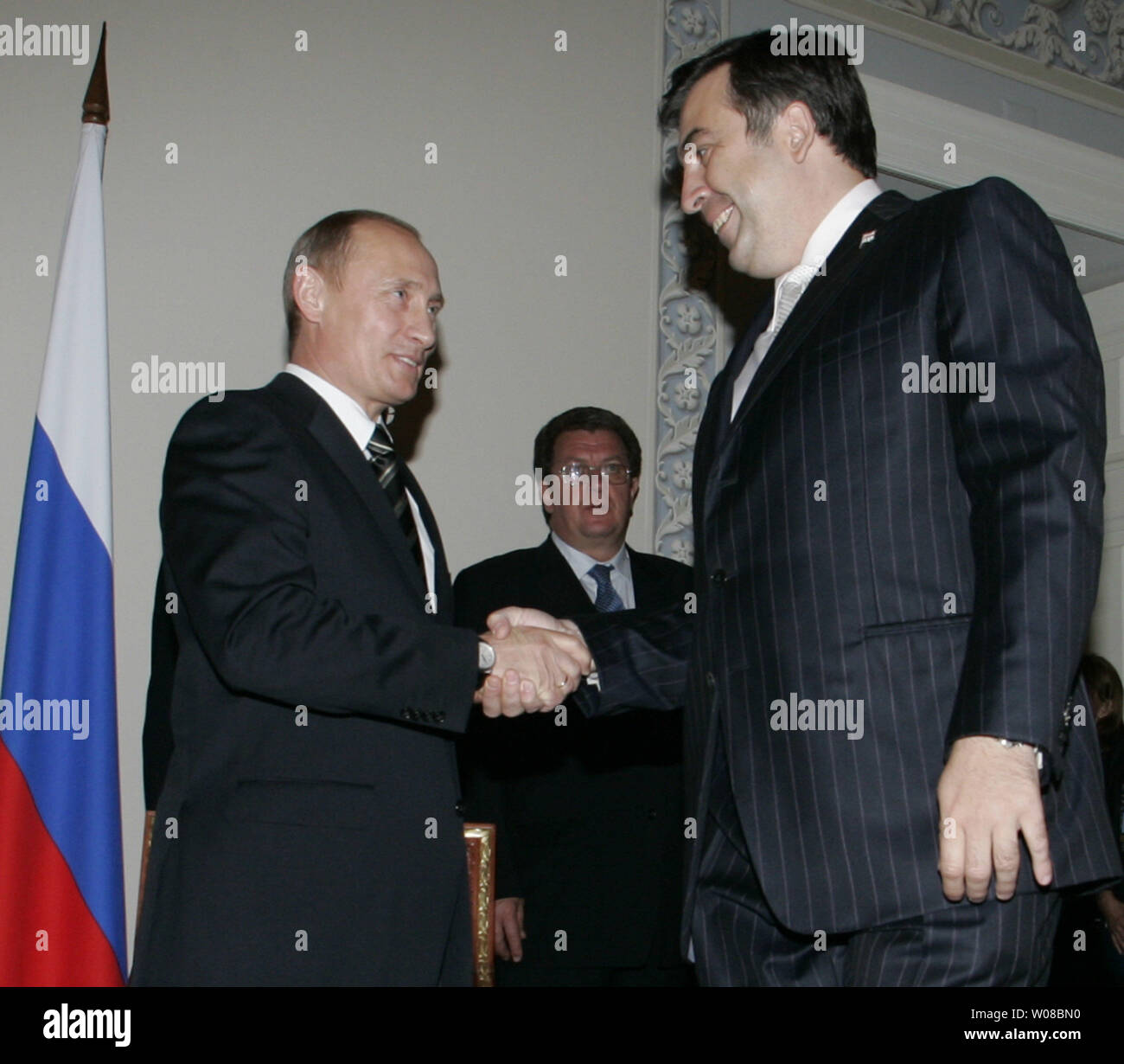 Russia june russian president vladimir putin georgian president mikhail ...