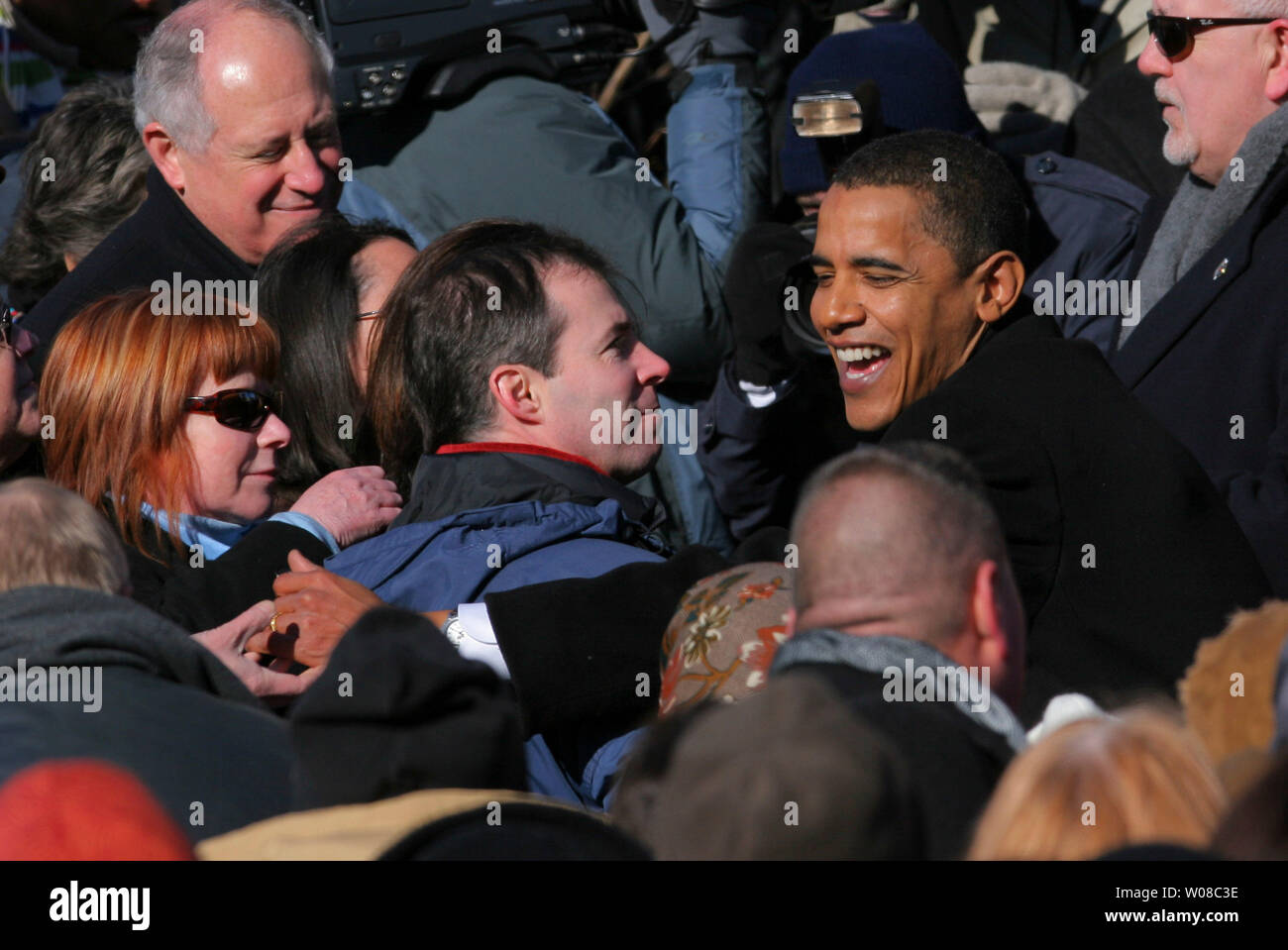Obama february 10 2007 hi-res stock photography and images - Alamy