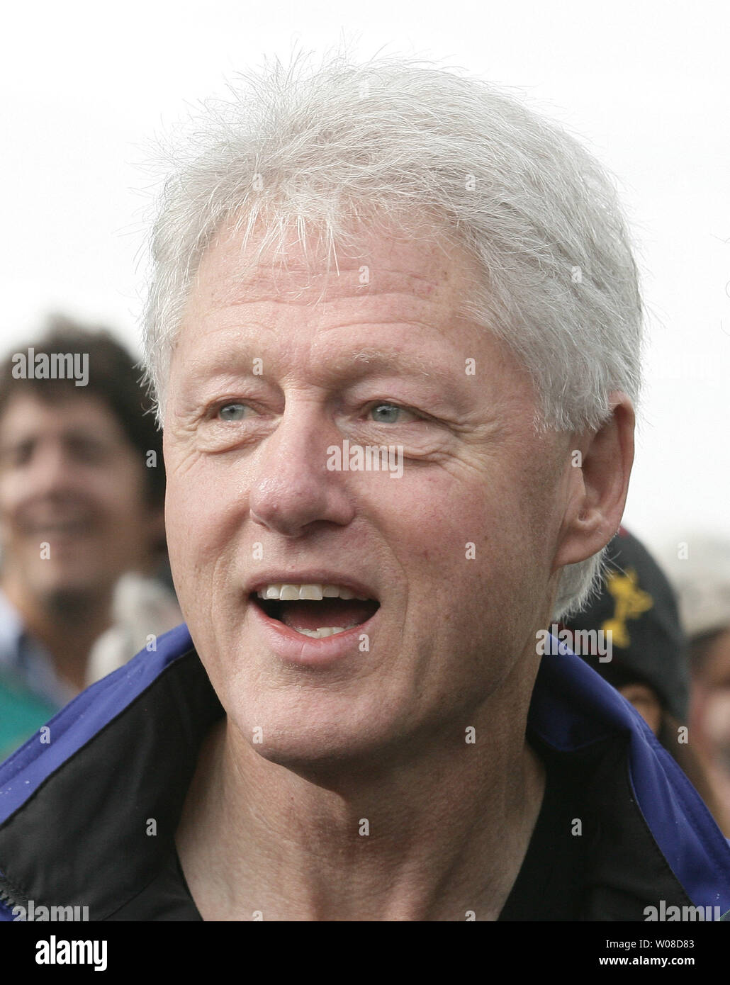 American President Bill Clinton meets the people at the 2006 Ryder Cup ...