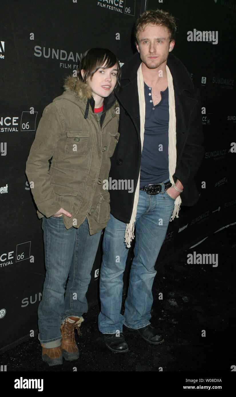 Ellen Page and Ben Foster arrive at the premiere of "Alpha Dog" at the ...