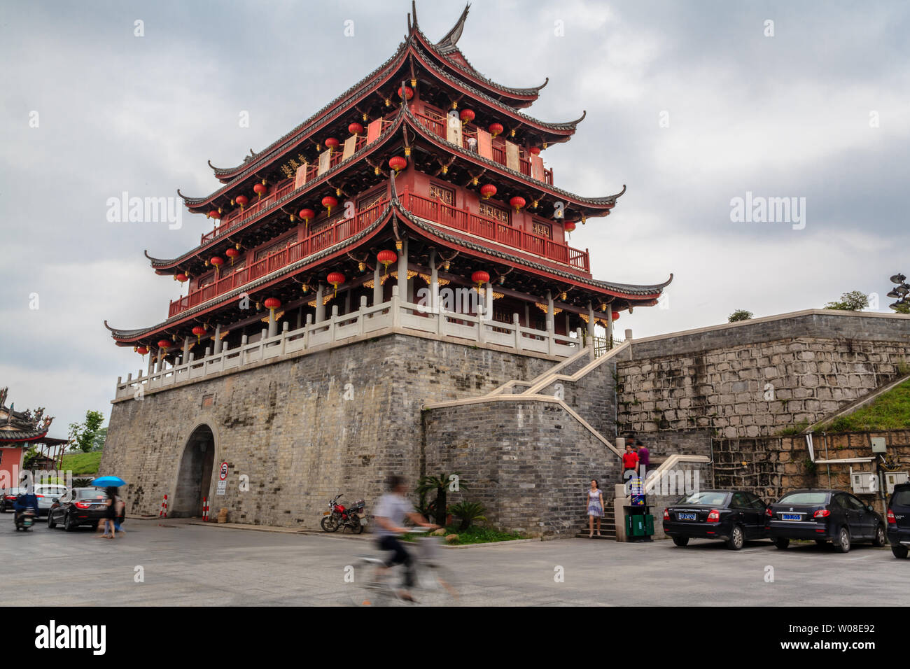 Guangji city tower hi-res stock photography and images - Alamy