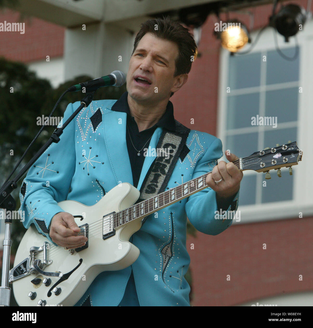 Rocker Chris Isaak entertains at the preview opening of the new George ...