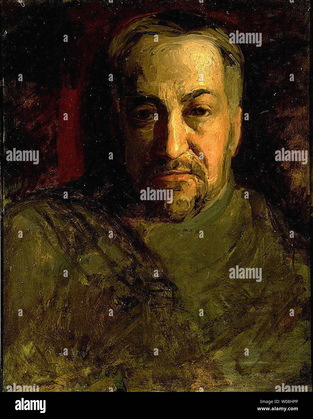 Thomas Eakins - Self Portrait C 1902 Stock Photo - Alamy