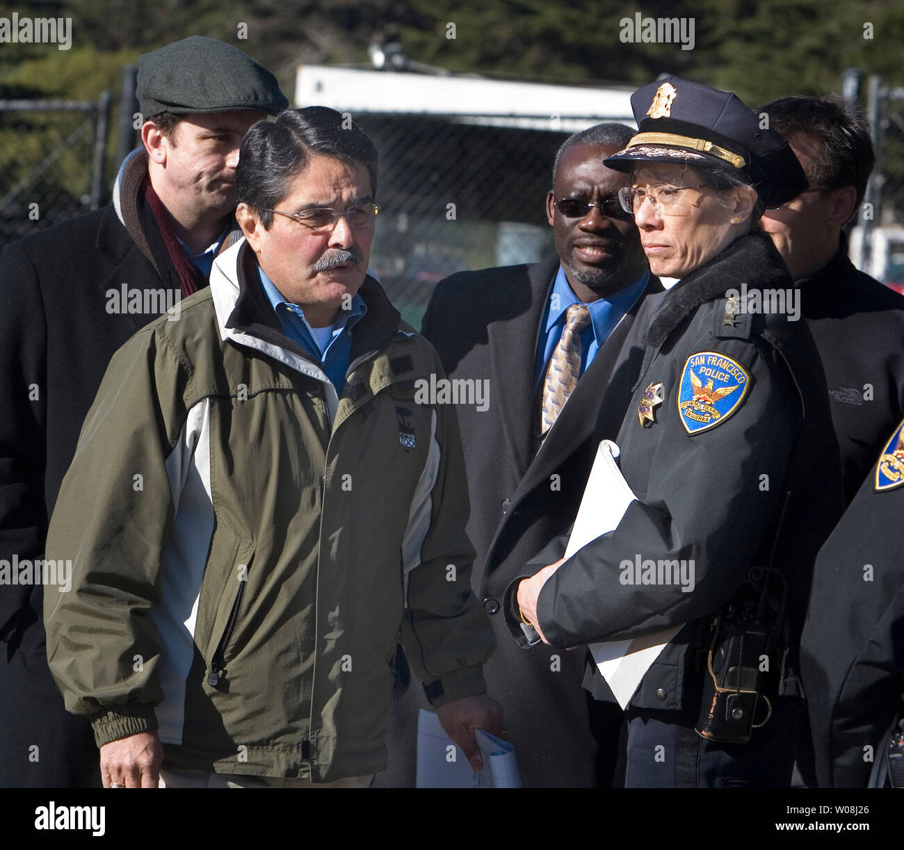 Manuel Mollinedo (L), director of the San Francisco Zoo and San ...