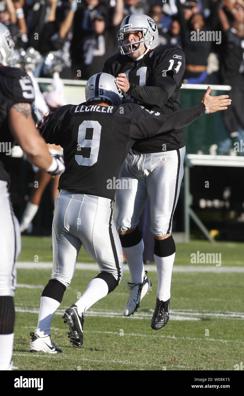 Oakland raiders kicker sebastian janikowski hi-res stock photography ...