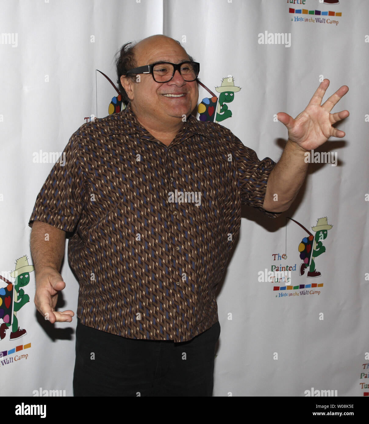 Danny DeVito arrives to participate in a staged reading of "The World ...