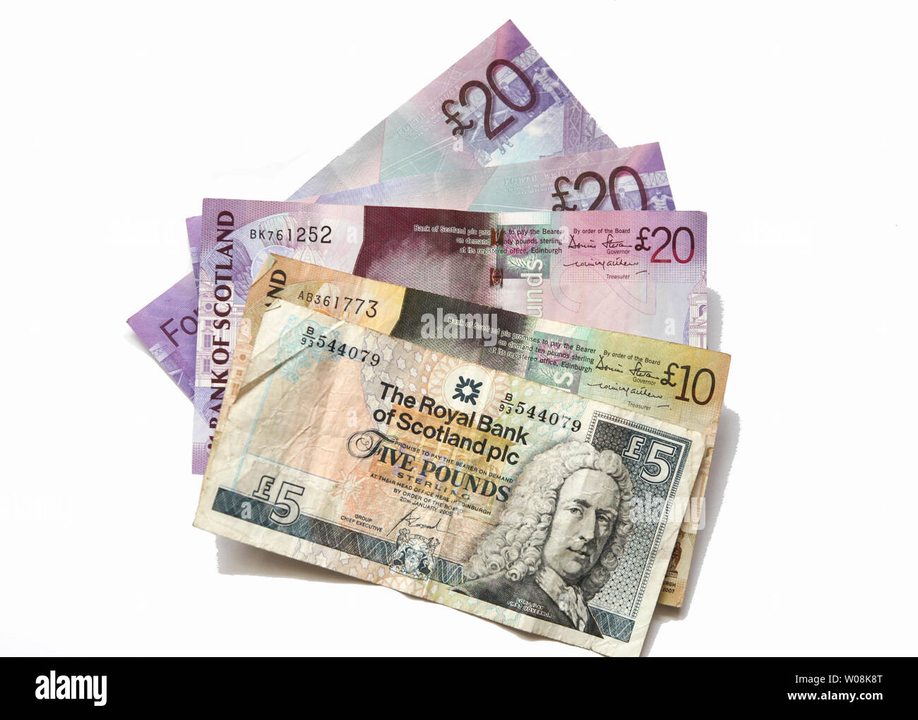 Scottish bank notes hi-res stock photography and images - Alamy