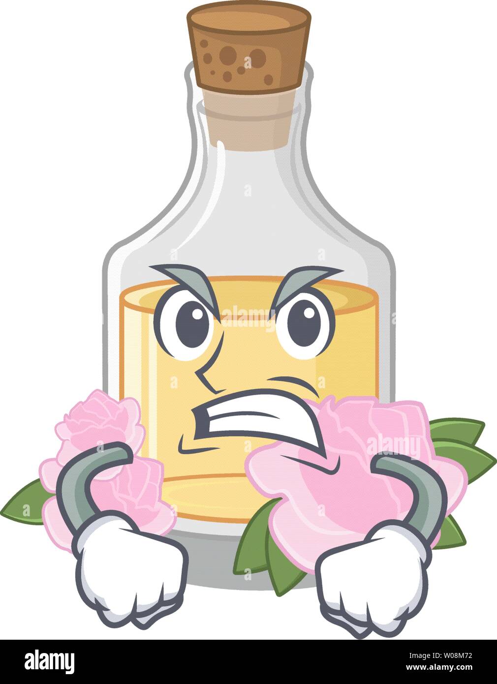 Rose oil bath Stock Vector Images - Alamy