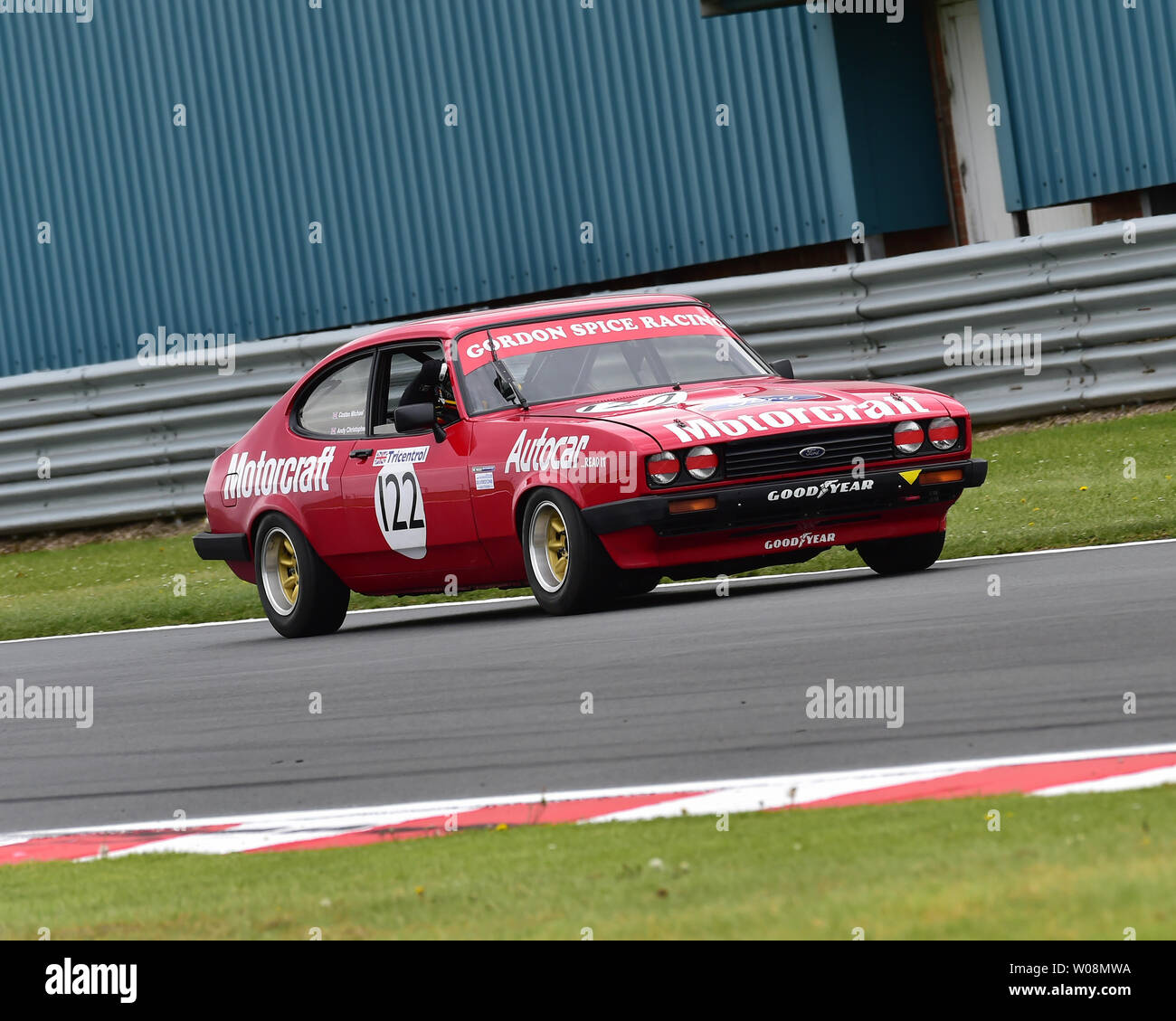 Andy Christopher, Costas Michael, Ford Capri, Historic Touring Car ...