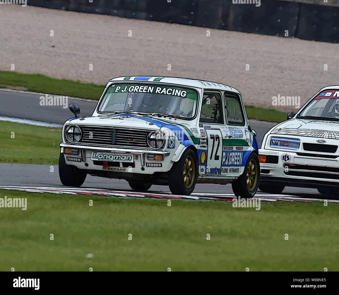 Jason Brooks, Michael Caine, Mini 1275 GT, Historic Touring Car ...