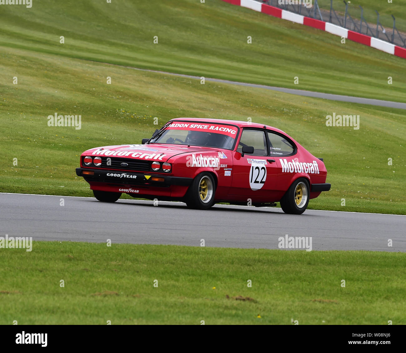 Andy Christopher, Costas Michael, Ford Capri, Historic Touring Car ...