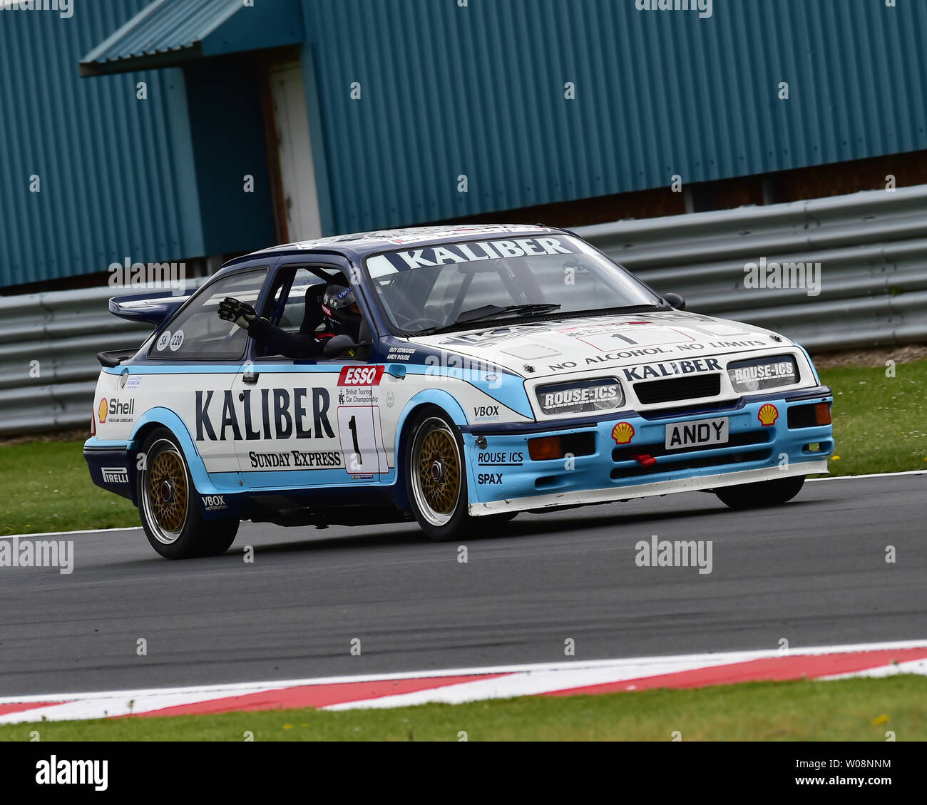 Julian Thomas, Calum Lockie, Ford Sierra Cosworth RS500, Historic ...