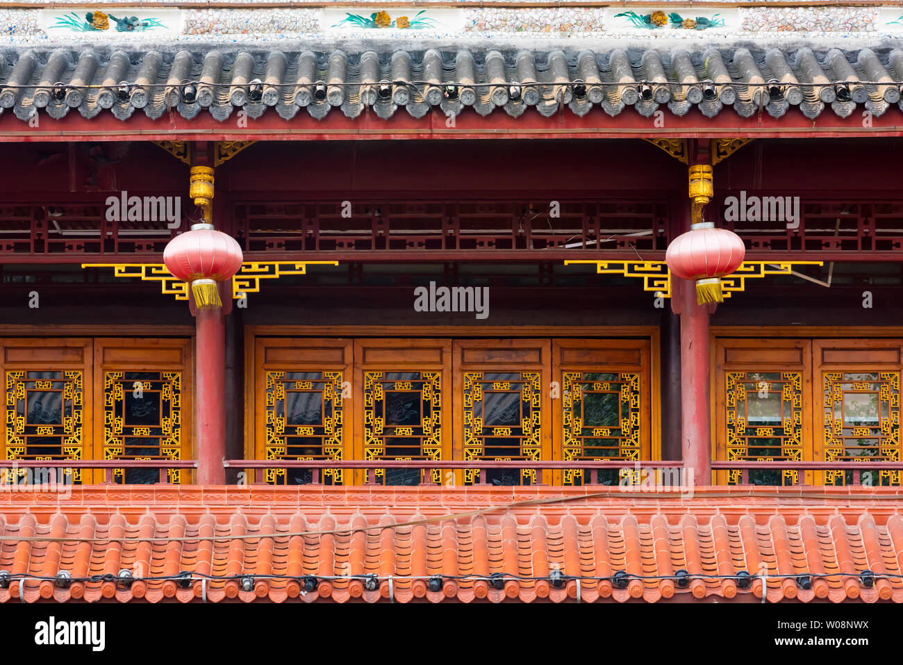 Chengdu red lantern Stock Photo - Alamy