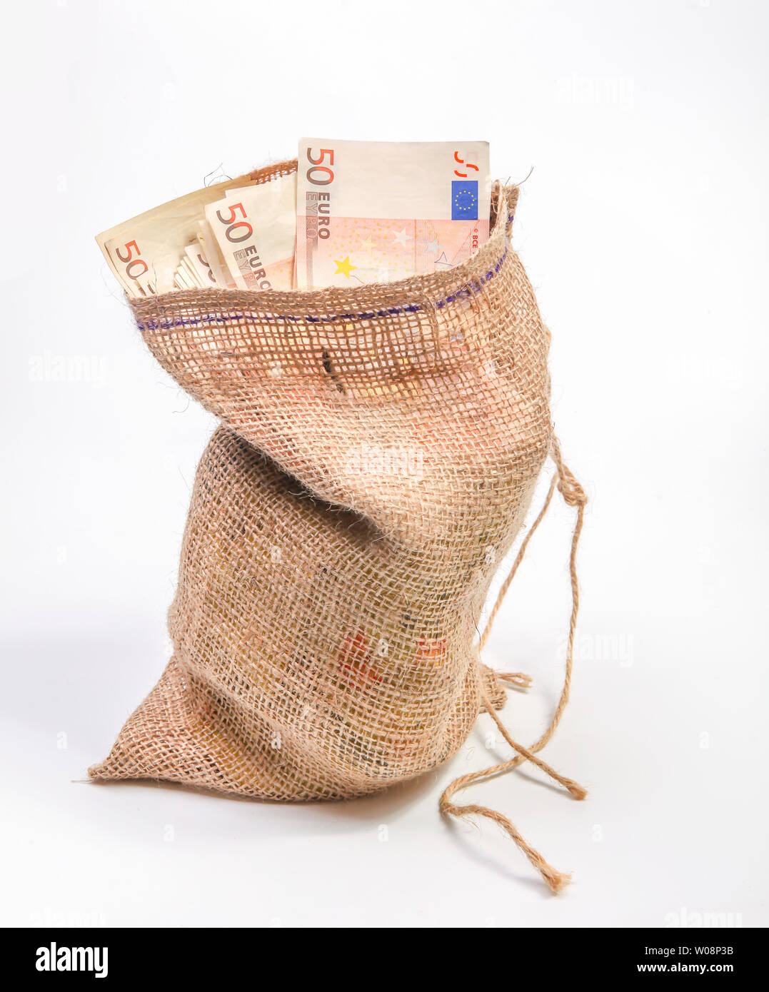 Euros money bag hi-res stock photography and images - Alamy