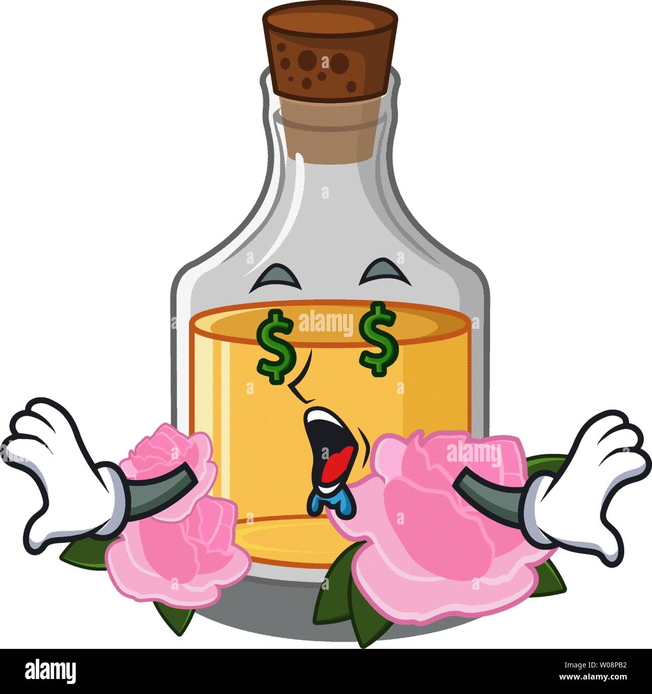 Money roses Stock Vector Images - Alamy