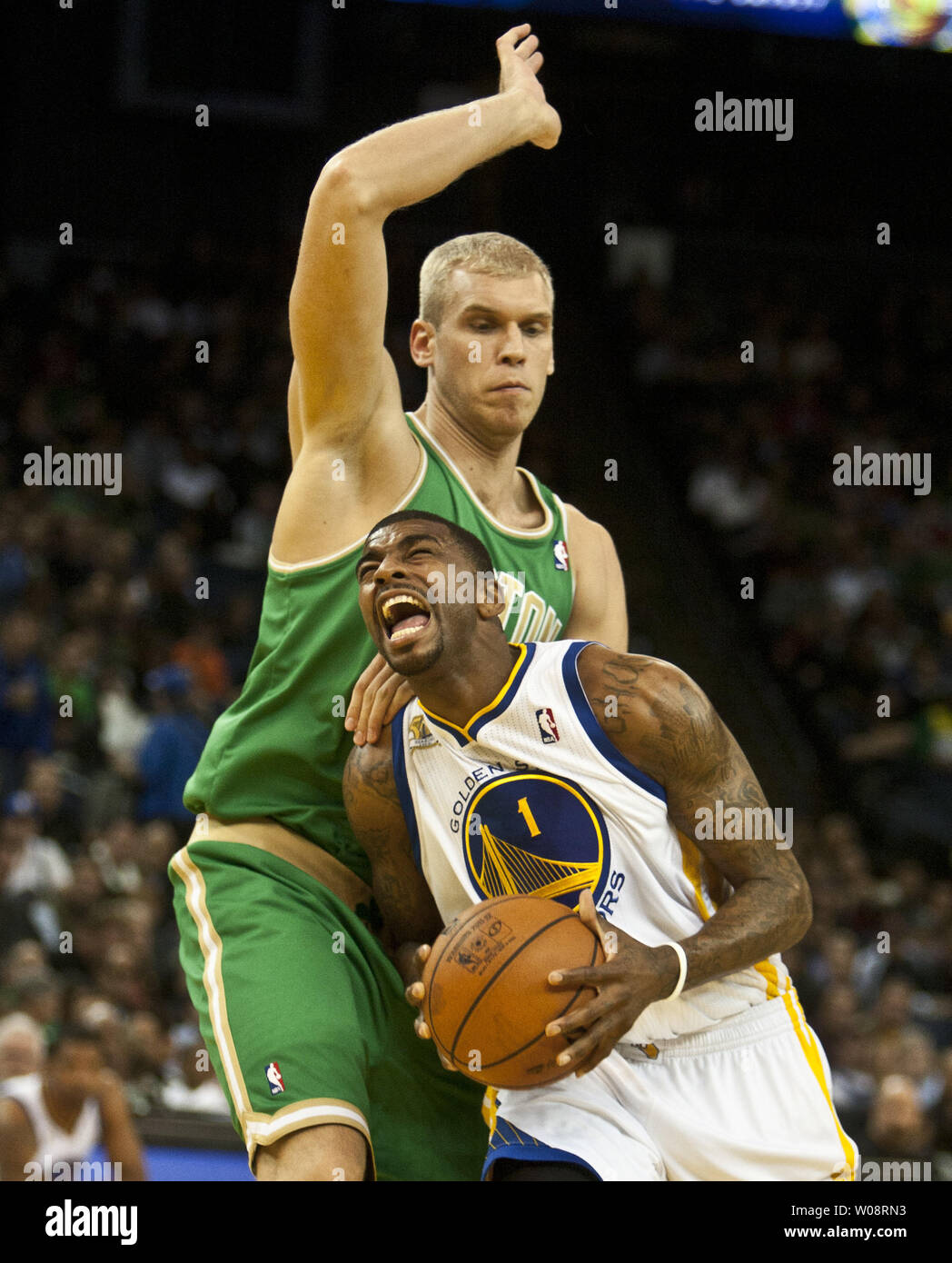 Golden state warriors boston celtics hi-res stock photography and ...
