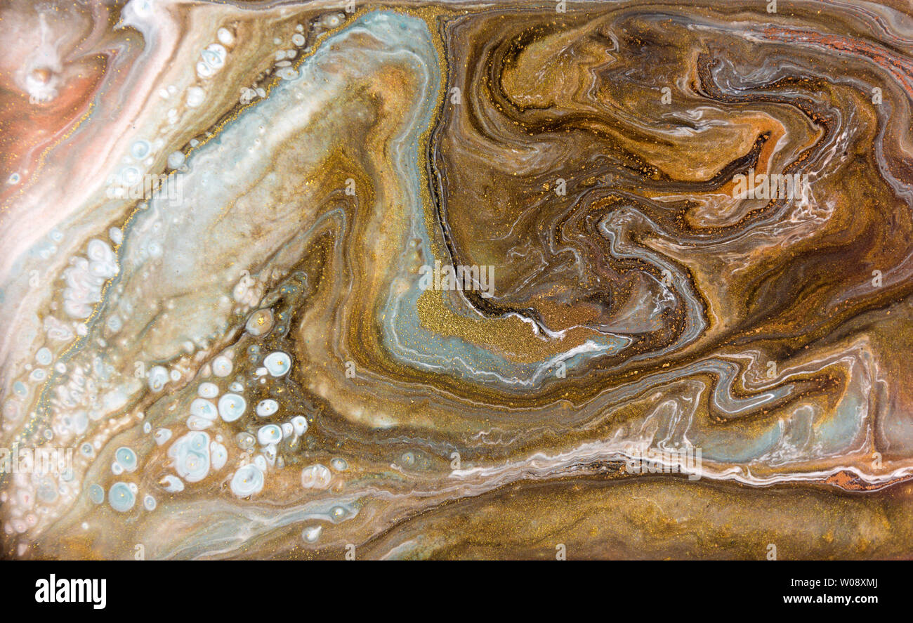 Bronze and gold marbling pattern. Golden marble liquid texture Stock ...