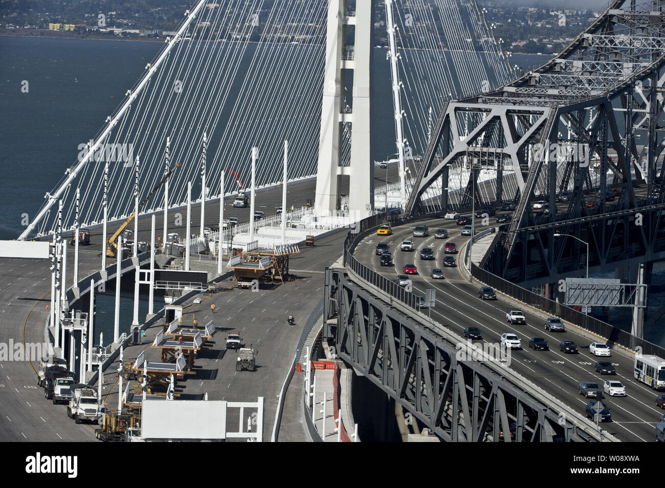 Oakland bay bridge earthquake hi-res stock photography and images - Alamy