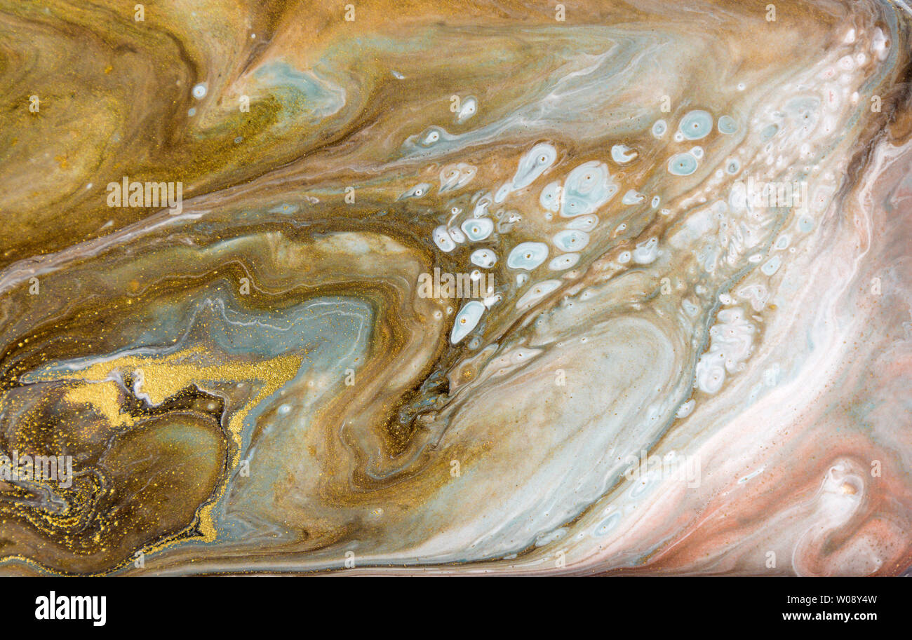 Bronze and gold marbling pattern. Golden marble liquid texture Stock ...