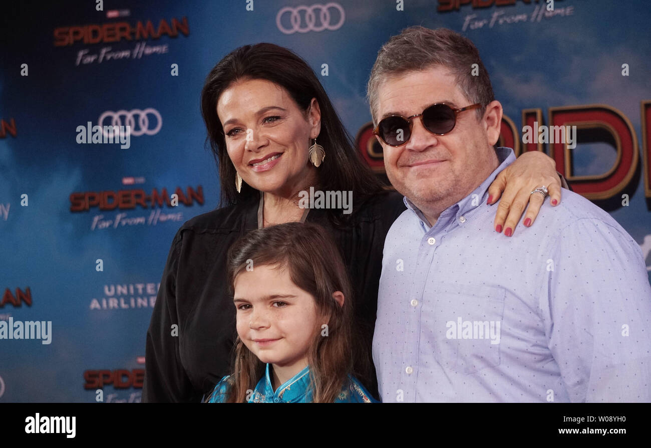 Los Angeles, USA. 26th June, 2019. Osward Patton and wife and daughter ...
