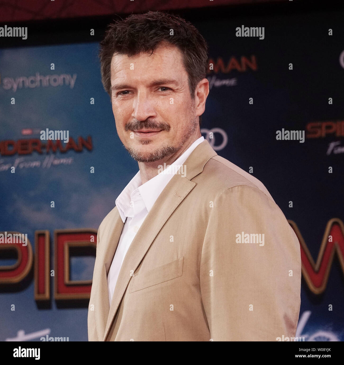 In los angeles nathan fillion headshot hi-res stock photography and ...