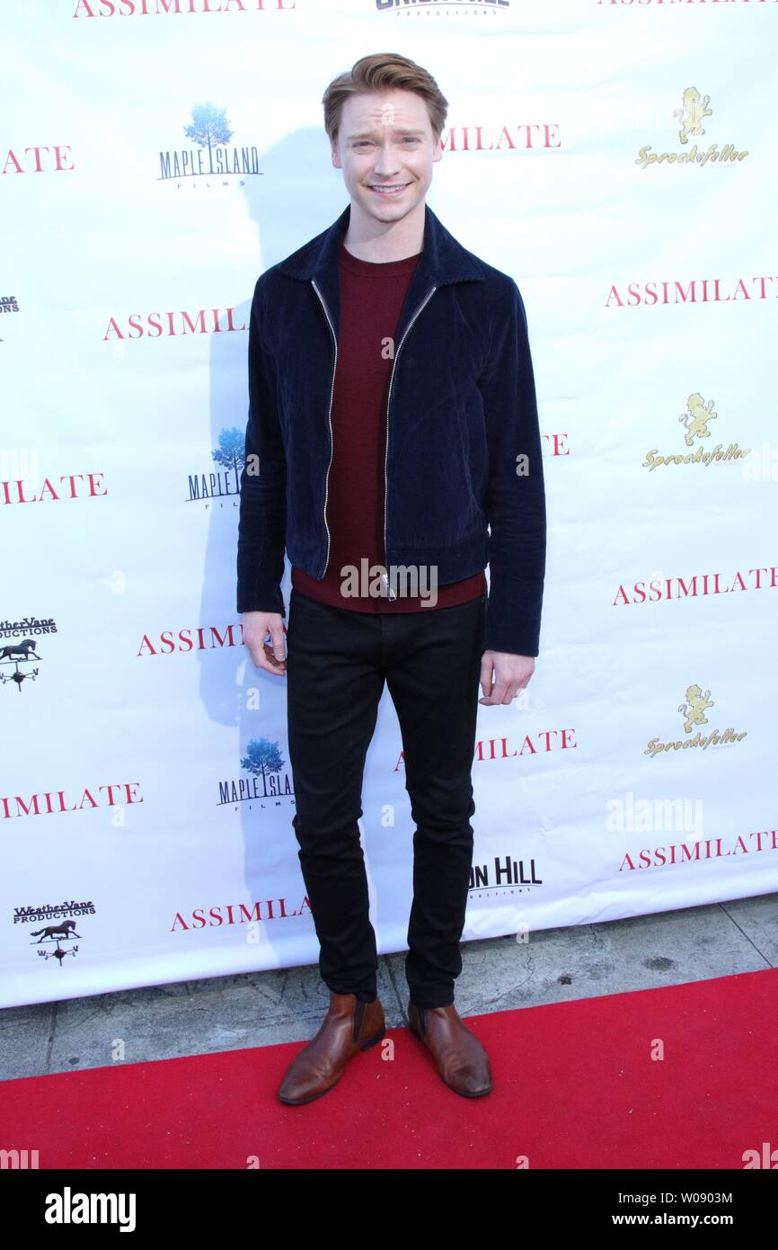 World premiere of 'Assimilate' Featuring: Calum Worthy Where: Beverly ...