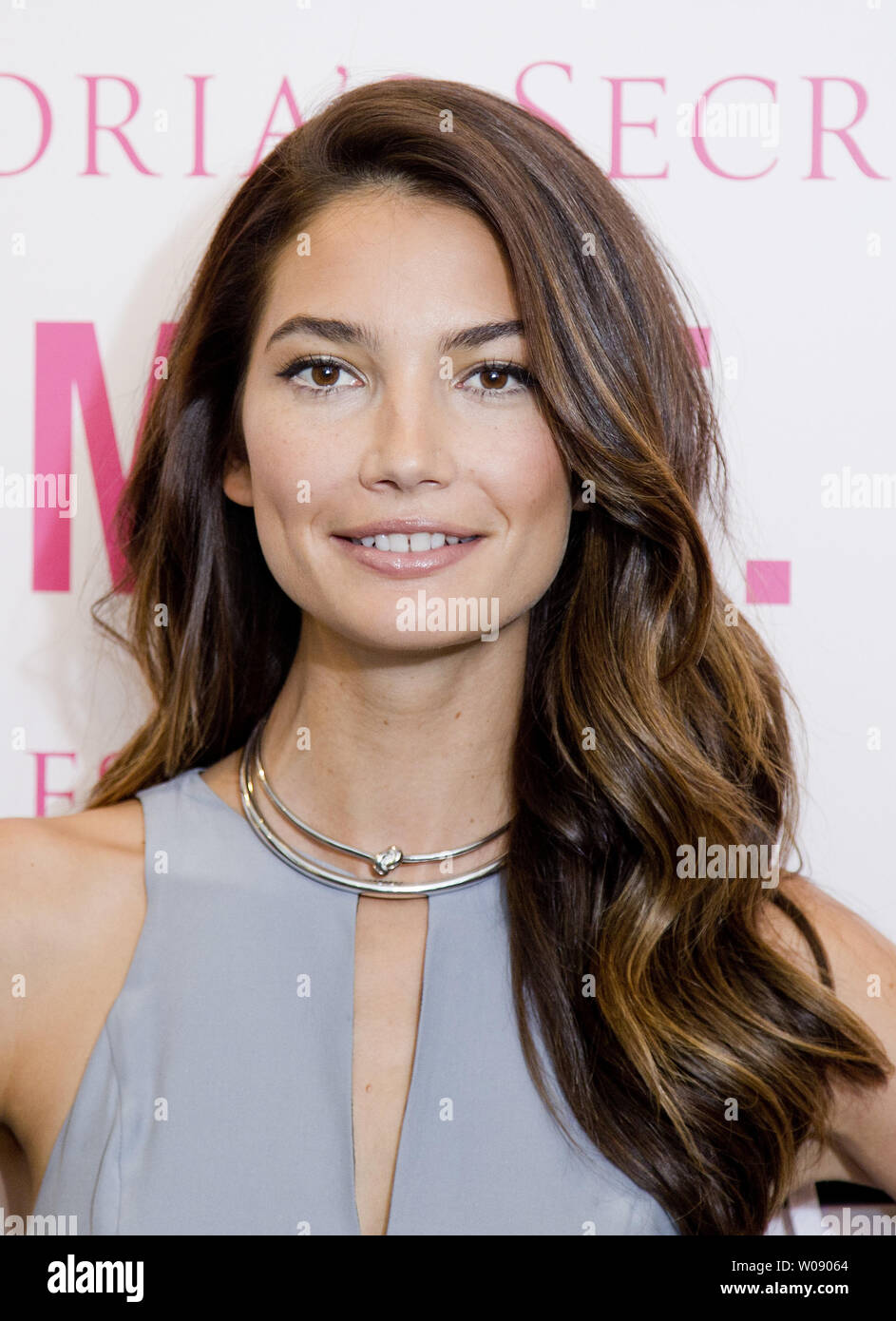 Super model, Lily Aldridge poses at Victoria's Secret store in San ...