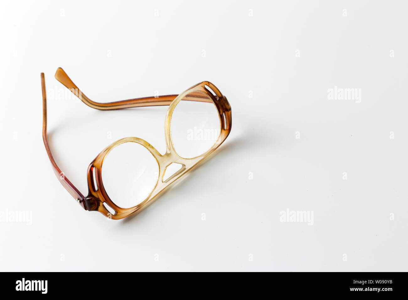 eyeglasses isolated on white Stock Photo - Alamy