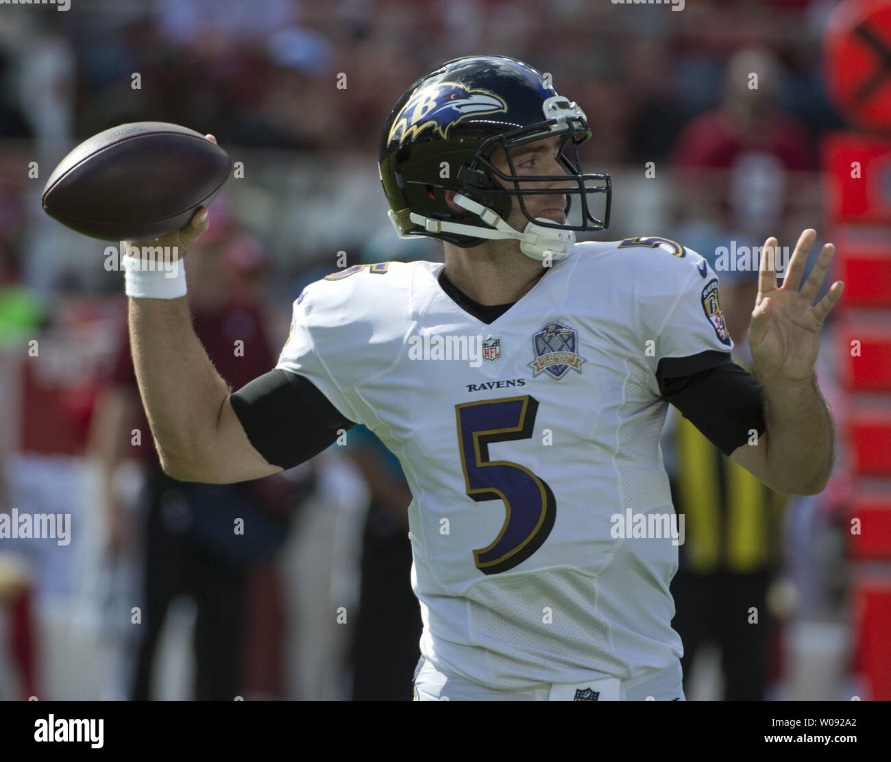 Qb flacco hi-res stock photography and images - Alamy