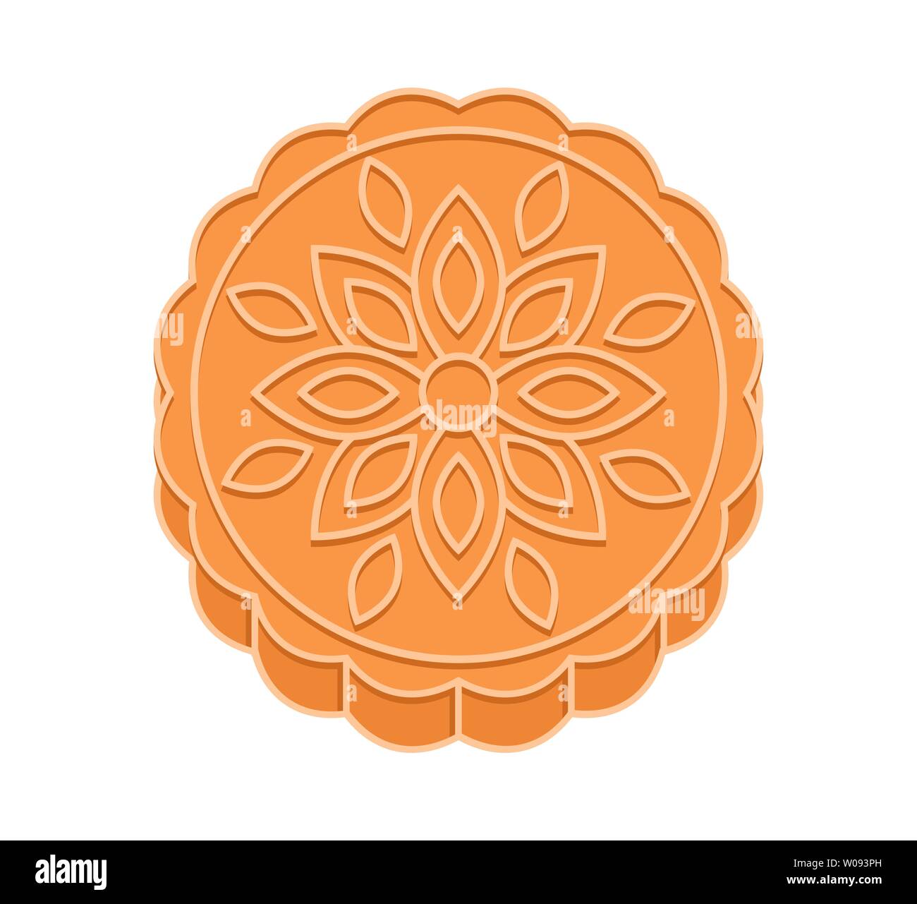 Colorful Mid-Autumn Festival mooncakes designs. Vector illustration ...