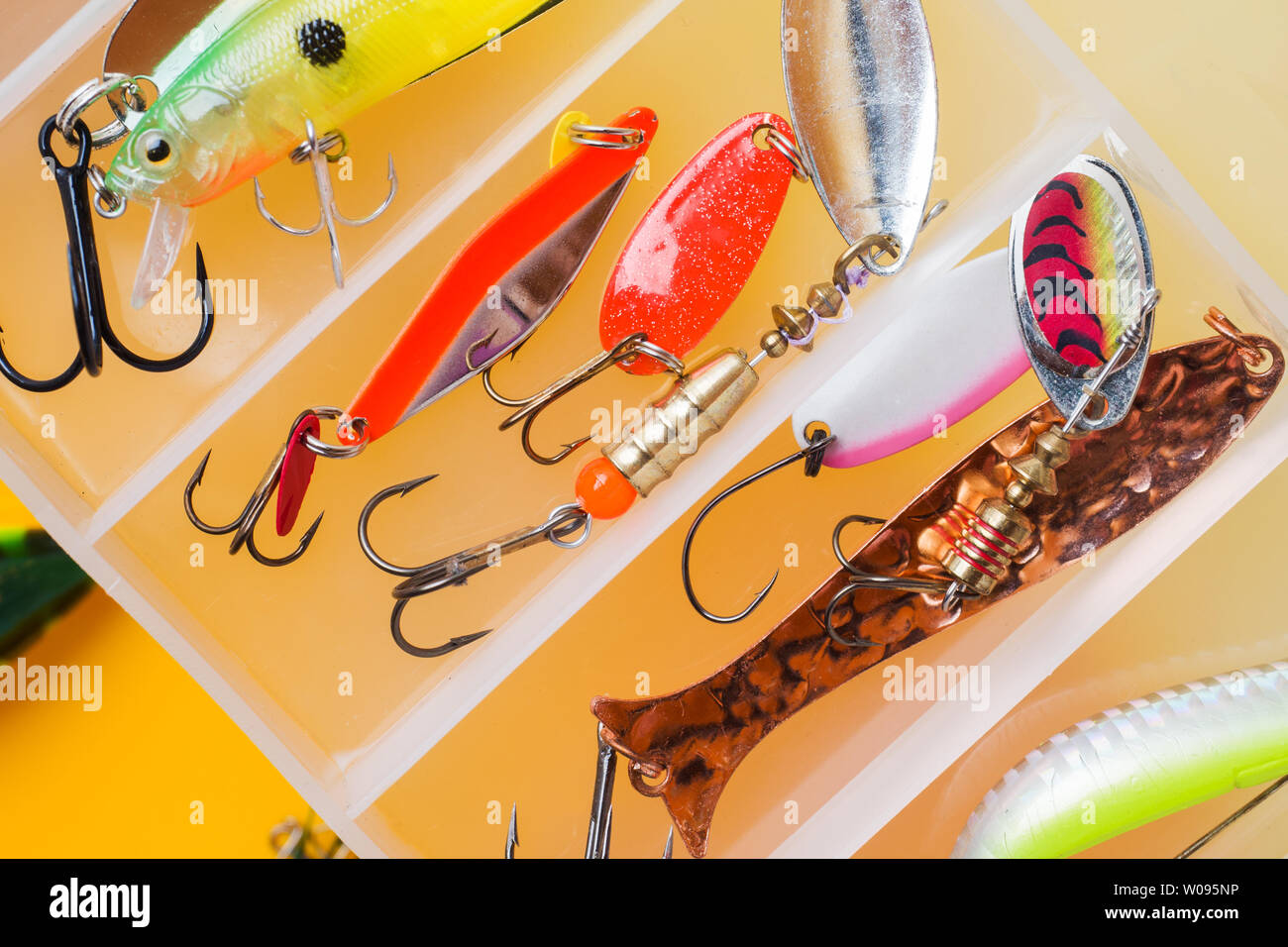 Fishing tackle box dock hi-res stock photography and images - Alamy