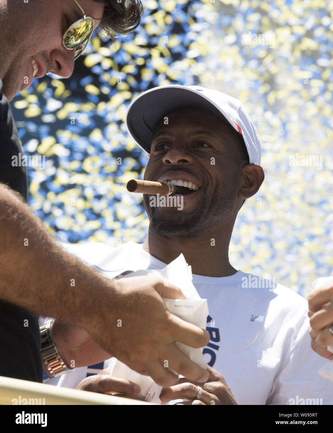Golden state warriors 2018 celebration hi-res stock photography and ...