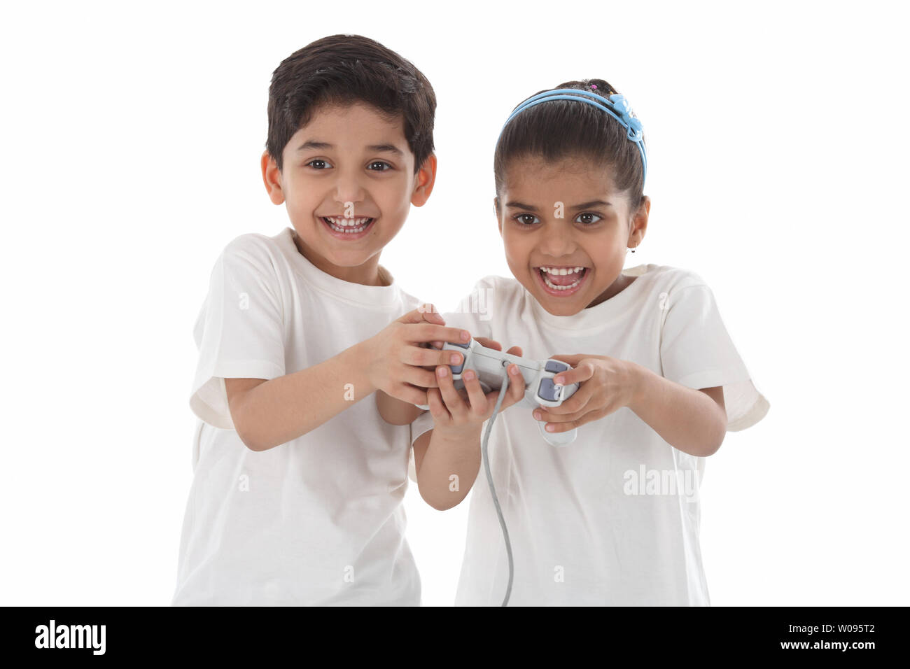 Indian Kids Playing Video Games