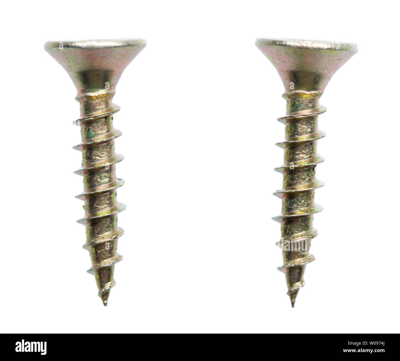 screw isolated on white Stock Photo - Alamy