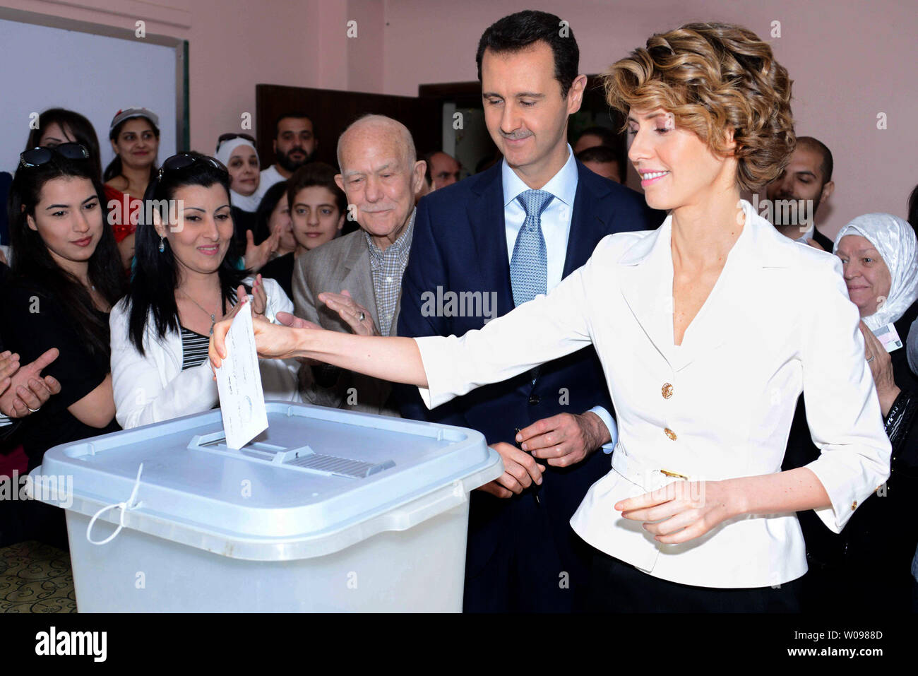 In this photo released by Syria's national news agency, Syrian ...